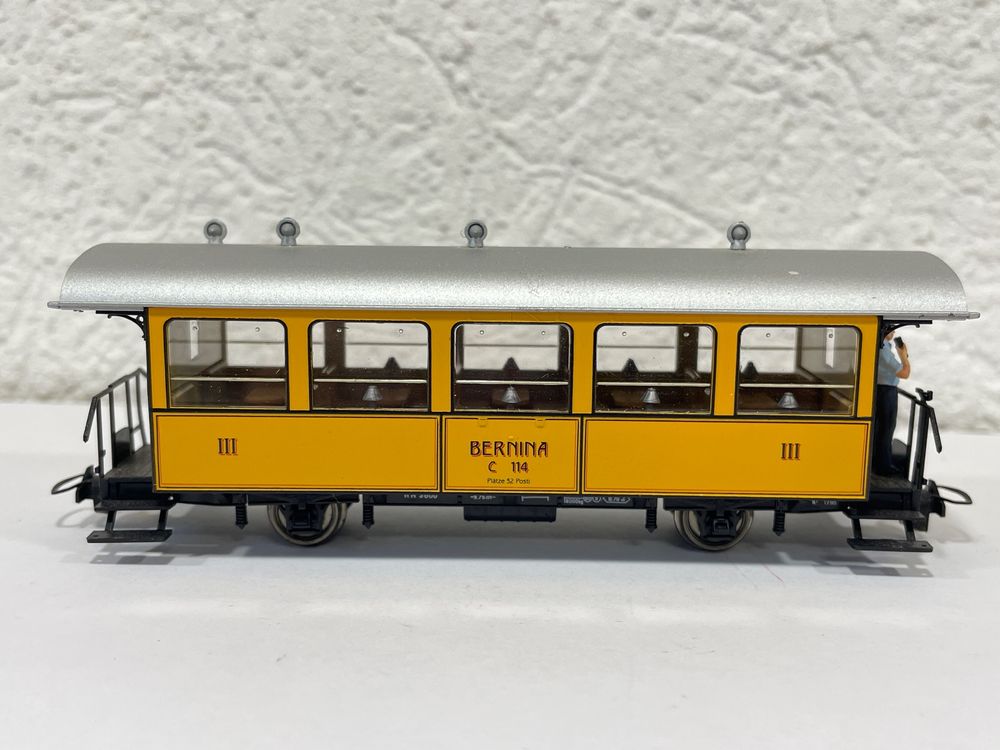 Bemo 3238 164 RhB C 114 La Bucunada Nostalgie-Zweiachser H0m (Neu (gemäss Beschreibung)) in ...