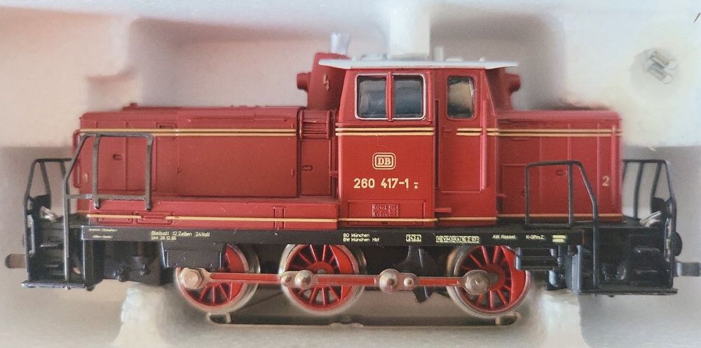 Märklin H0 3065 Diesellok BR 260 417-1 rot DB | Kaufen auf Ricardo