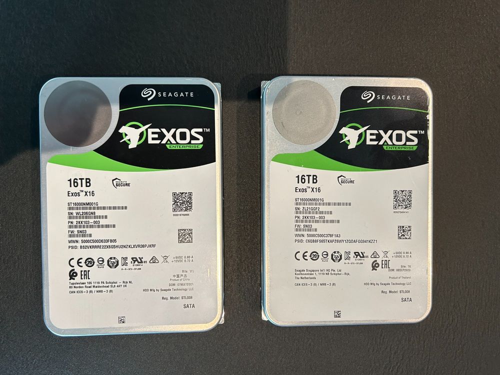 Seagate Exos Enterprise 16Tb - SATA III CMR - ST16000NM001G (D'occasion ...
