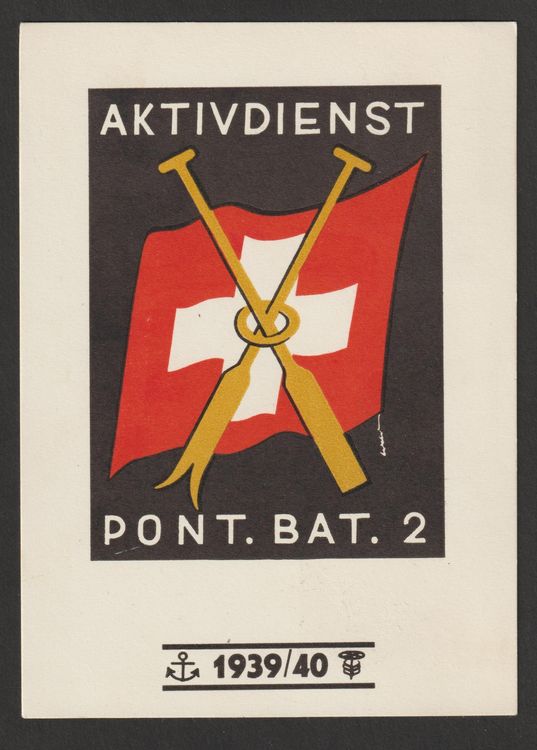 WK2 Einheitskarte Pontoniere Nr. 4 (Gebraucht) in Siebnen für CHF 9 – mit Lieferung auf Ricardo ...