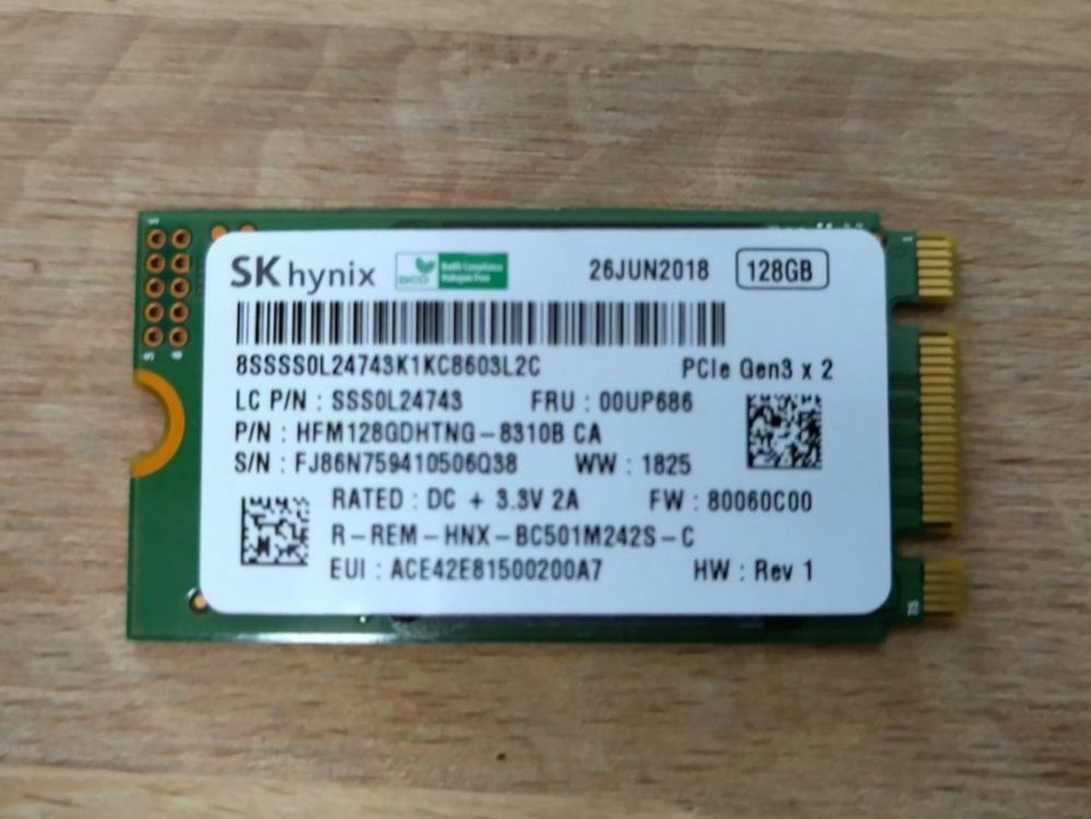 SK Hynix 128GB M.2 2242 PCIe NVMe SSD | Kaufen auf Ricardo