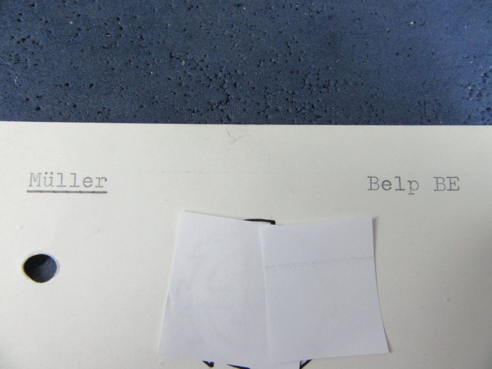 MÜLLER BELP BE FAMILIEN-WAPPEN KARTE (Gebraucht) in Ettingen für CHF 20 – mit Lieferung auf ...