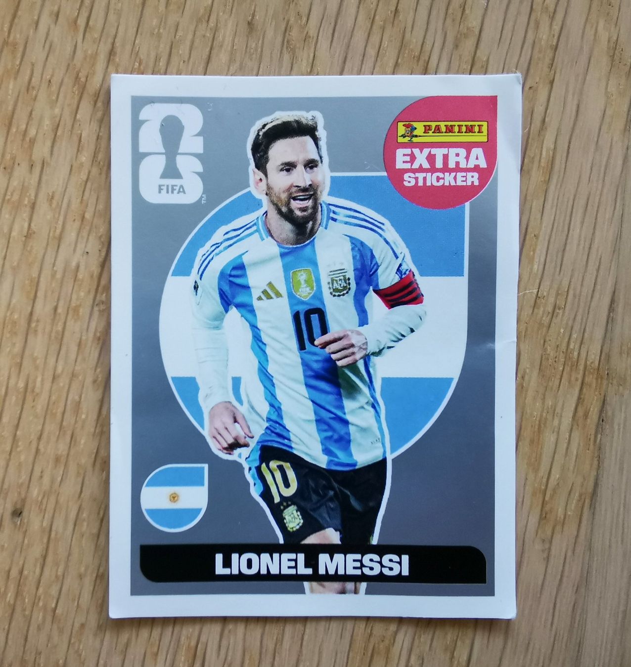 FIFA World Cup 2026 Panini Bild Lionel Messi silbern (Neu (gemäss ...