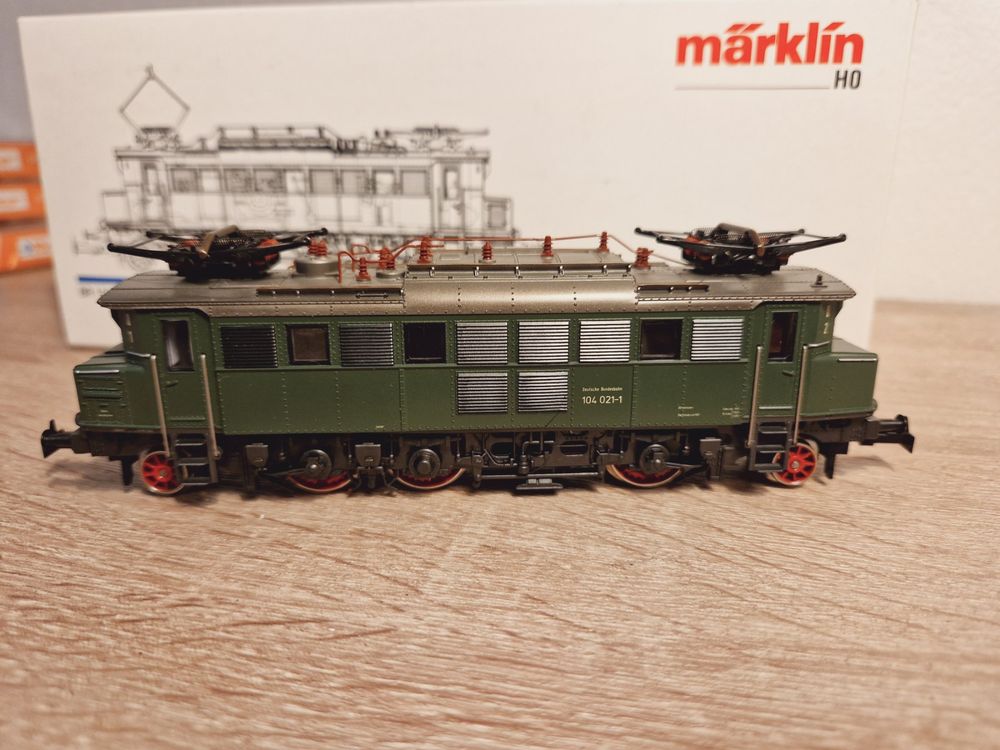 Märklin 3049 E-Lok 104 021-1 DB H0 | Kaufen auf Ricardo