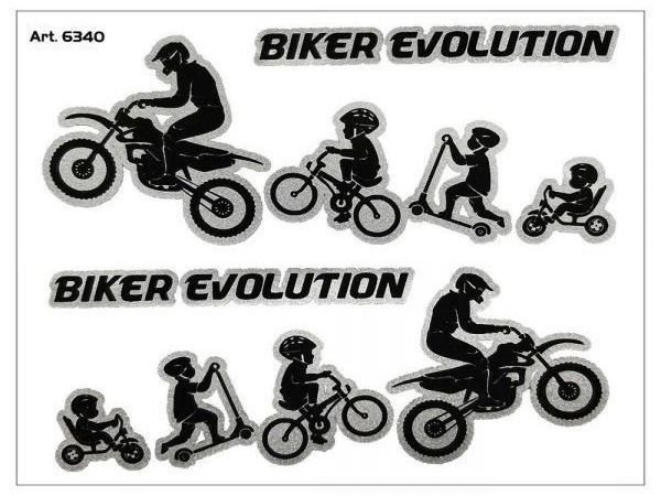 Biker Evolution BMX Motocross Aufkleber 2teilig (Art 6340) (Neu und ...