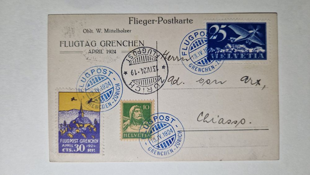SCHWEIZER Flugpost (Gebraucht) in Dallenwil für CHF 8 – mit Lieferung auf Ricardo kaufen