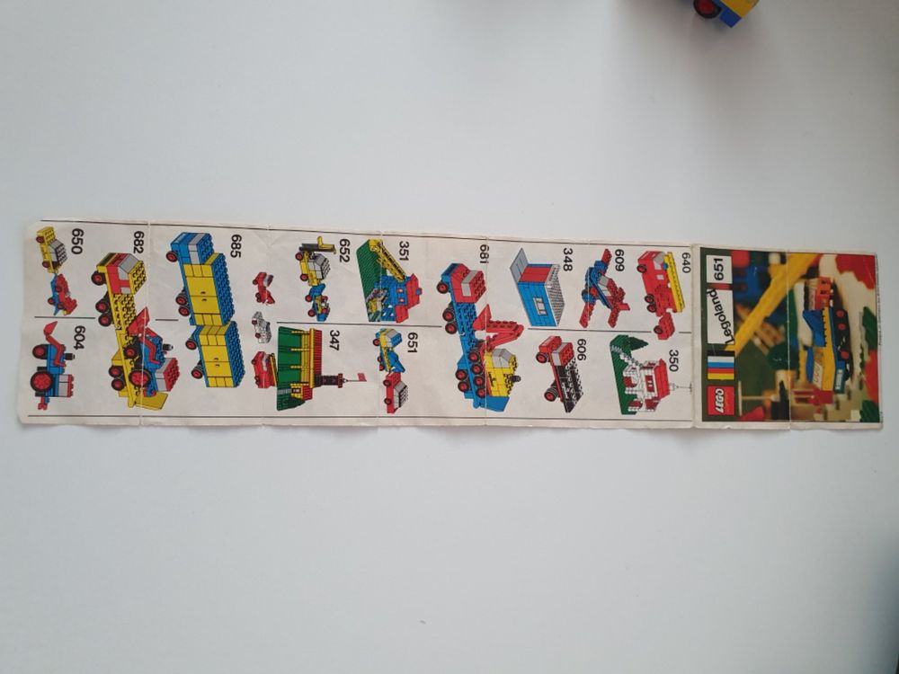 LEGO 651 Kranwagen mit PKW (1972) - Vintage 70er Jahre | Kaufen auf Ricardo