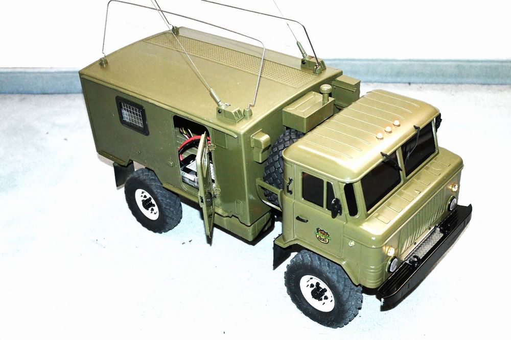 CROSS-RC GC4 M, Military-Truck 4x4, 1:10 mit Licht und Sound (Neu ...