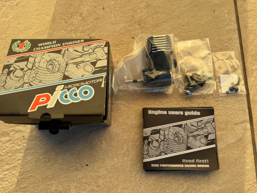 Picco Nitro Motor für 1/10 RC Auto + Auspuff | Kaufen auf Ricardo