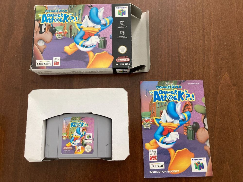 Nintendo 64 Donald Duck Quack Attack OVP (Gebraucht) in Lyss für CHF 85 ...