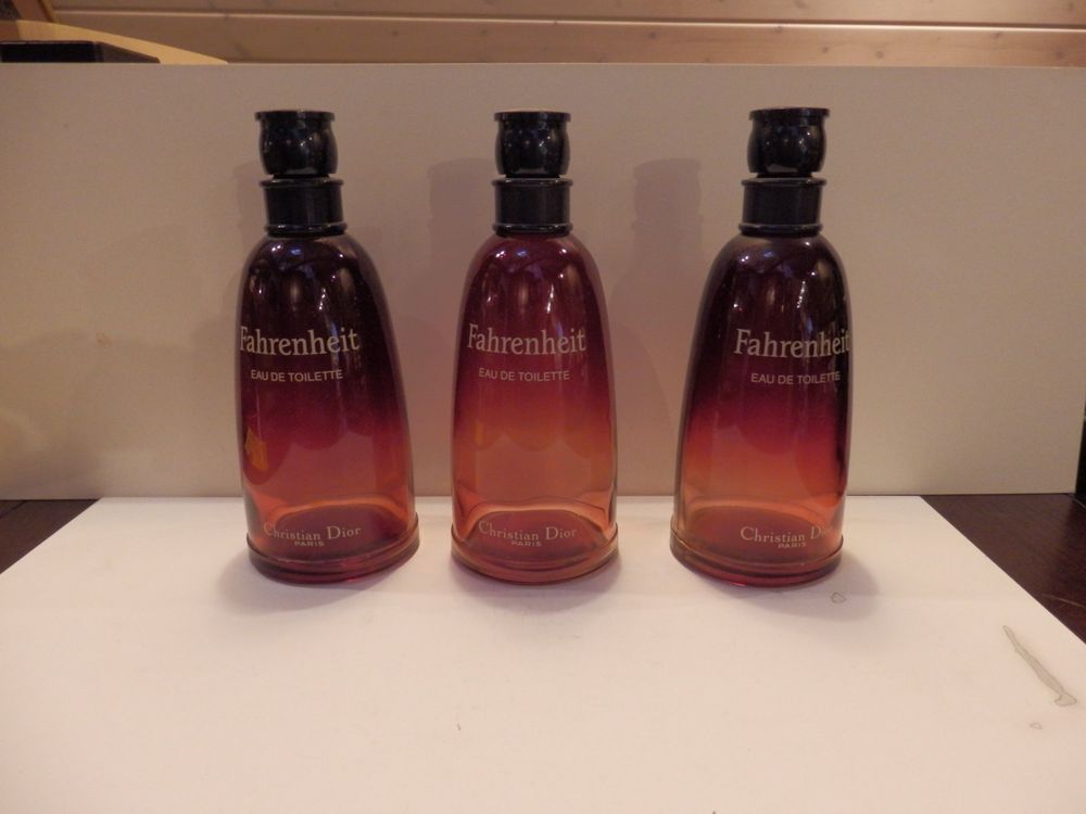 Fahrenheit Christian Dior: lot de 3 flacons vide 1 litre (Gebraucht) in ...