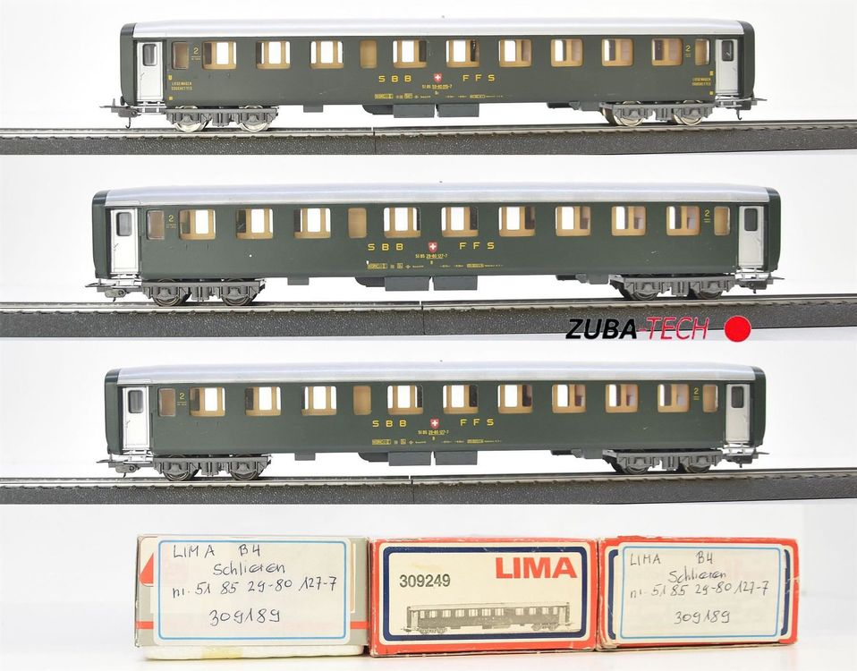 Lima 3x Personenwagen SBB H0 GS mit OVP (Gebraucht) in St. Gallen für CHF 25.5 – mit Lieferung ...