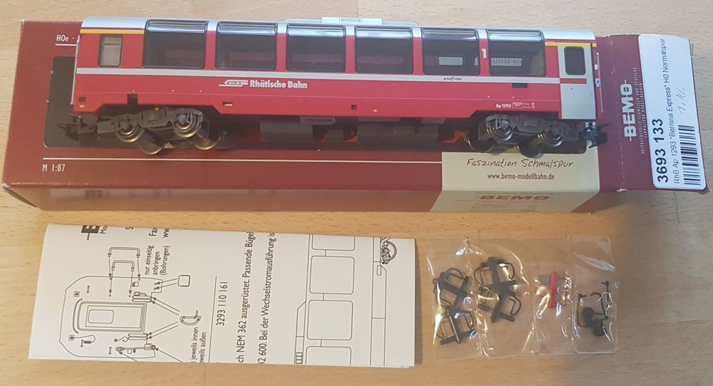 Bemo Rhb Bernina Express 1.Kl. H0 AC!! Top (Neu (gemäss Beschreibung)) in Schöftland für CHF 85 ...