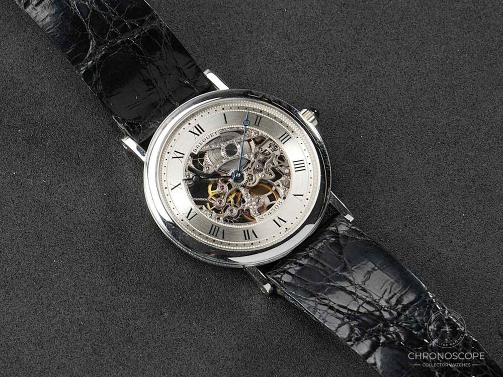 Breguet Ulra Slim Open Work Dial – 18k white gold Skeleton (Gebraucht ...