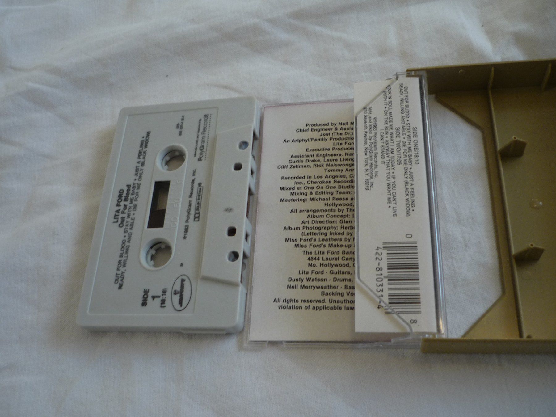 Rare Musikkassette - Lita Ford - 70s 80er Rock Metal (Gebraucht) in ...