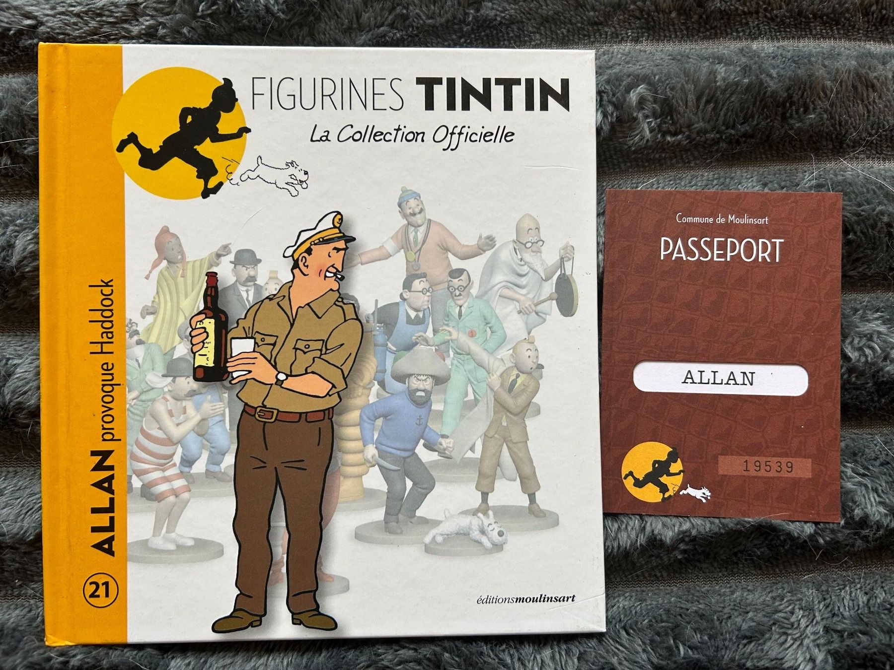 TINTIN COLLECTION OFFICIELLE ALLAN PROVOQUE HADDOCK (D'occasion) à ...