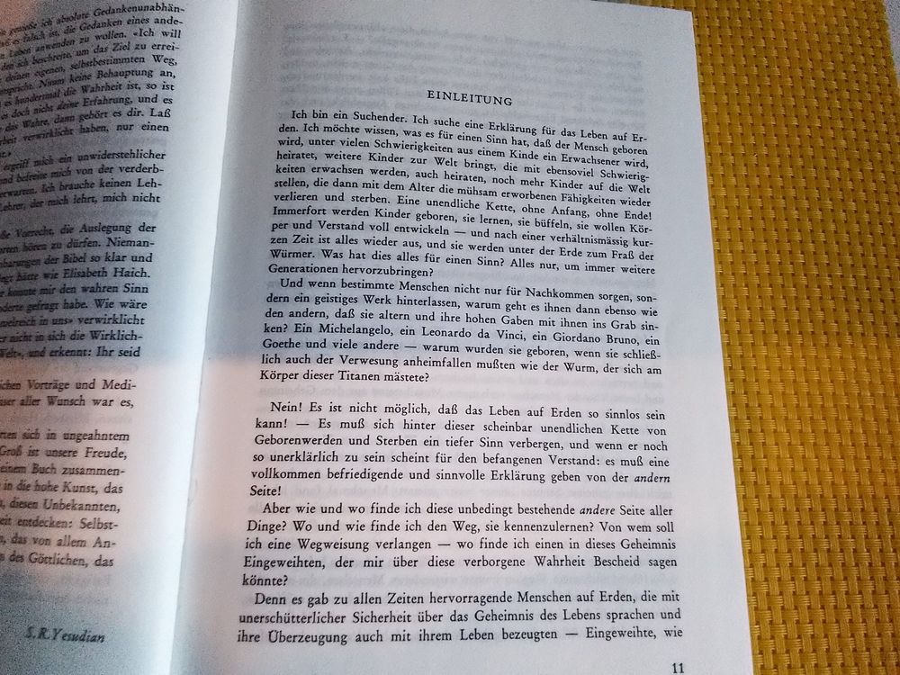 Einweihung - Klassiker - Elisabeth Haich (Gebraucht) in Rebstein für ...