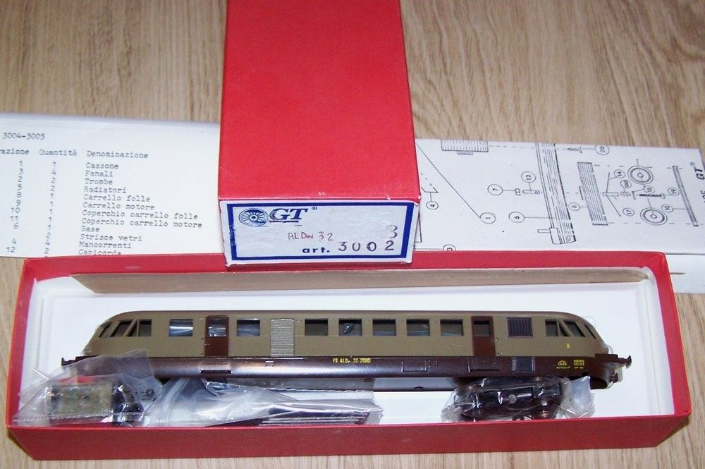 GT H0 FS-Triebwagen ALDn 32 2060 BREDA, Bausatz mit Motor DC (Neu und ...