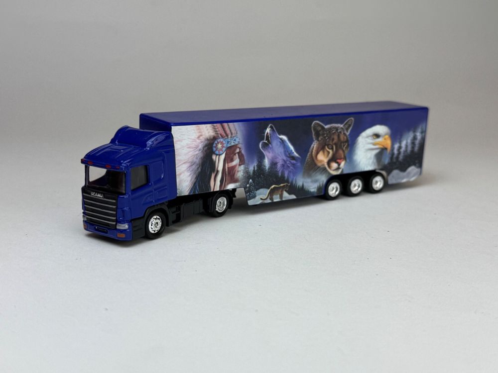 Werbe Modell Scania blau Metall Plastik (Gebraucht) in Elm für CHF 2.1 ...