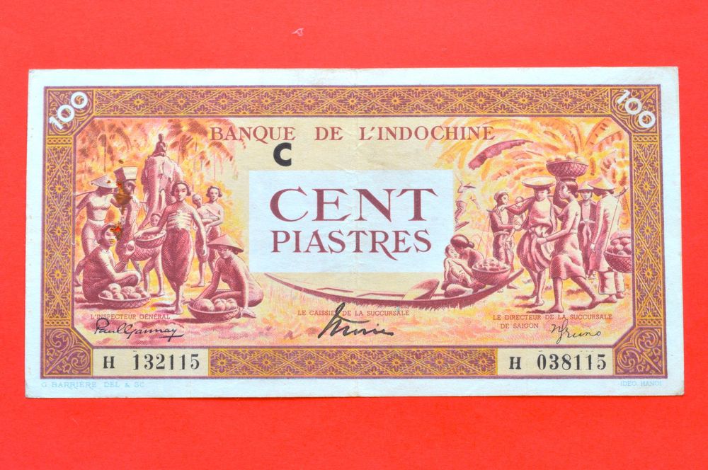 Indochina 100 Piastres 1942--1945 | Kaufen auf Ricardo