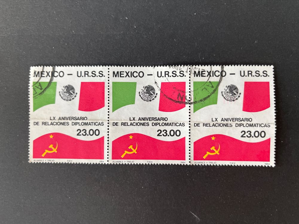 URRS Mexico Briefmarke (Gebraucht) in Chiasso für CHF 0.5 – mit ...