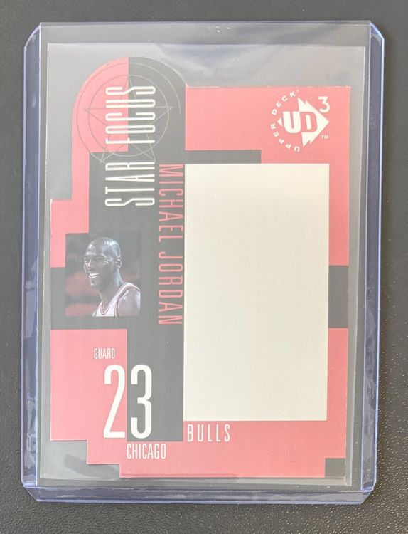 NBA Michael Jordan 1996-97 UD3 - Star Focus Die-Cut Card | Kaufen auf Ricardo