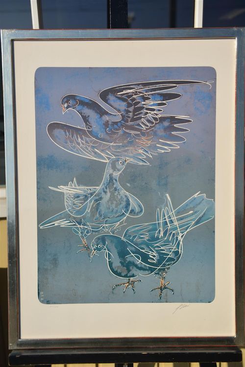 Tauben - Hans Erni Original Lithographie (Antik) in Otelfingen für CHF 590 – nur Abholung auf ...