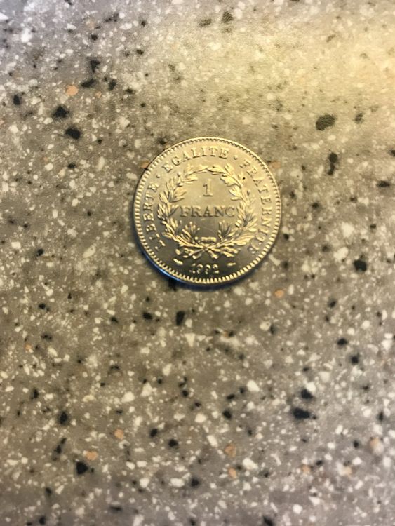 Pièce de 1 Franc République 1992 (Gebraucht) in Petit Lancy für CHF 1.5 ...