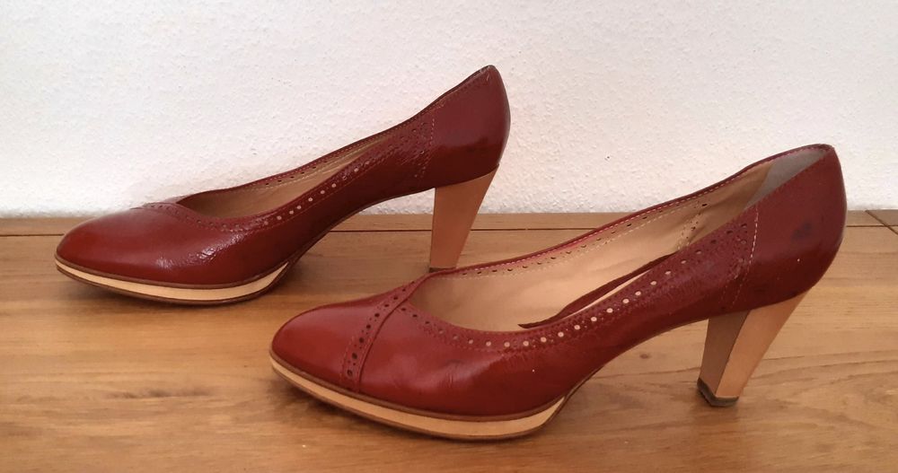 GiorM Venezia Pumps Glanzleder Rot Gr. 45 (Gebraucht) in Winterthur für ...