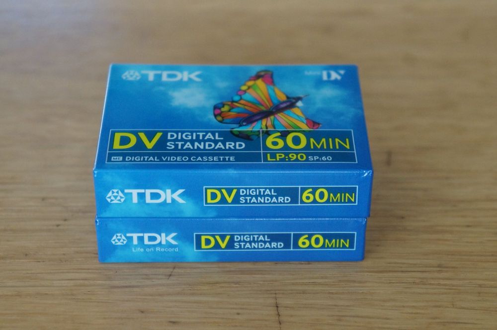 TDK MiniDV Kassetten ... 2 Stück ... Neu ... (Gebraucht) in St.Gallen ...