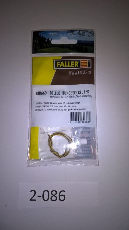 Faller 180660 Beleuchtungssockel mit LED (Neu und originalverpackt) in ...