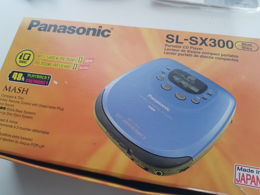 Panasonic SL-SX300 CD Discman Memory Anti-Shock MASH (D'occasion) à ...