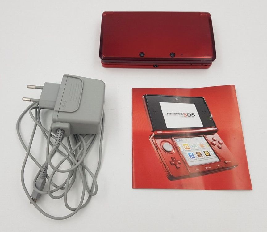Console Nintendo 3DS Rouge - Avec Stylet + Carte SD | Kaufen auf Ricardo