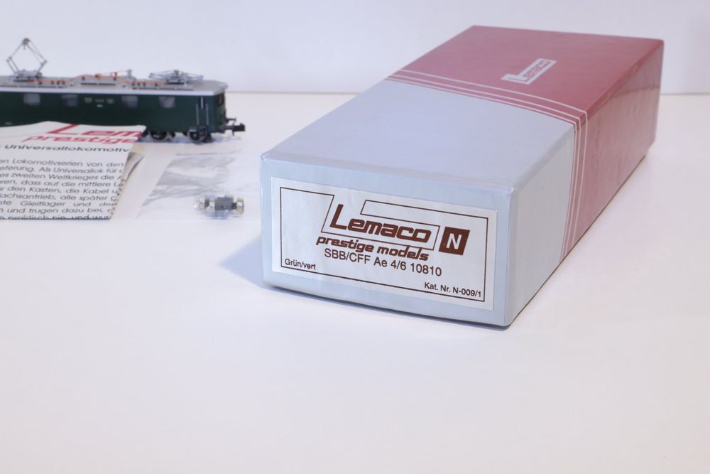 SBB Ae 4/6 10810 Lemaco 009/1 N - lesen! (Neu (gemäss Beschreibung)) in ...
