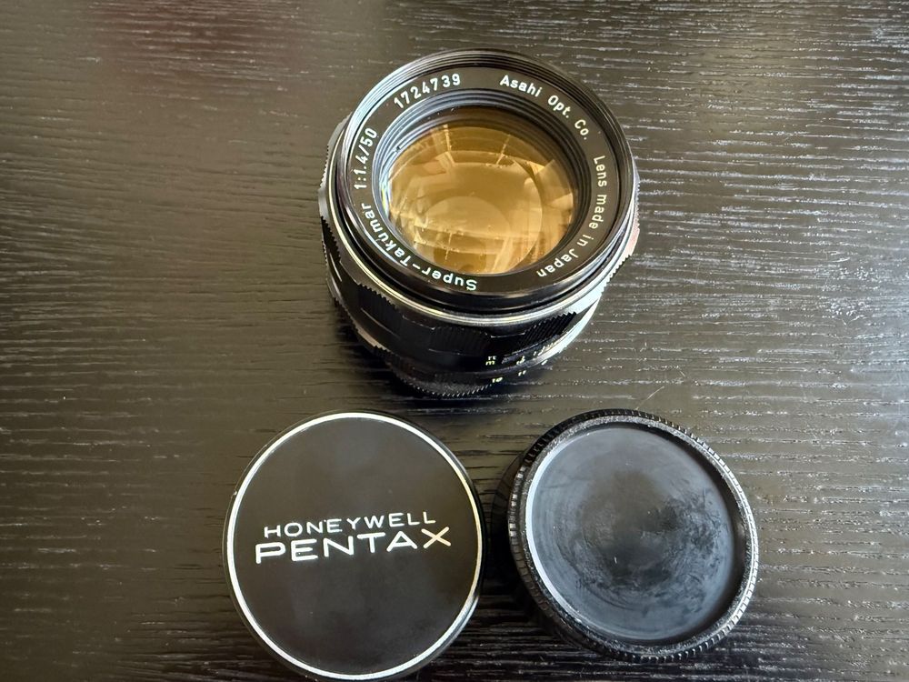 Asahi Pentak Super-Takumar Objektiv 50mm f1.4 mit M42/Leica (Gebraucht ...