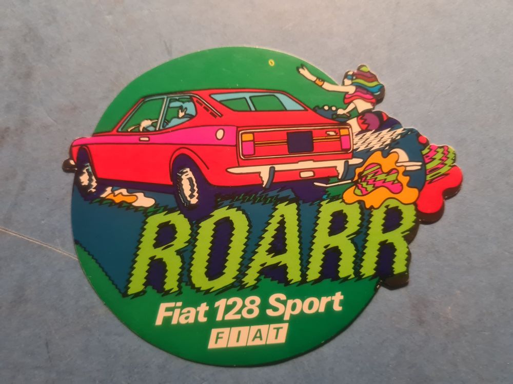 FIAT 128 SPORT STICKER NEW OLD STOCK VINTAGE (Gebraucht) in Bellevue ...