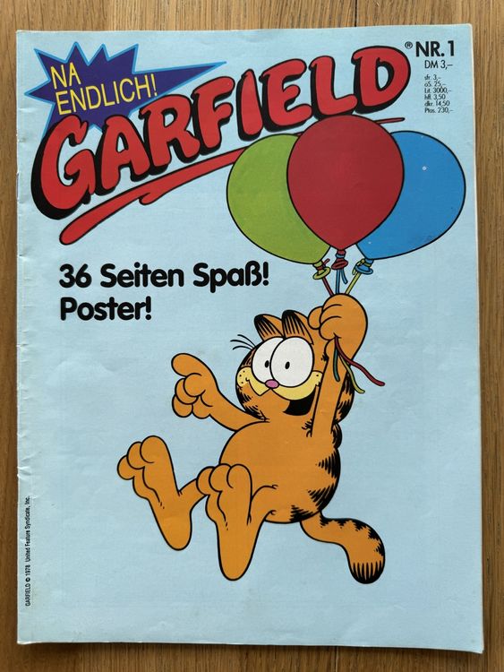 Garfield Comic Nr. 1 von 1978 | Kaufen auf Ricardo
