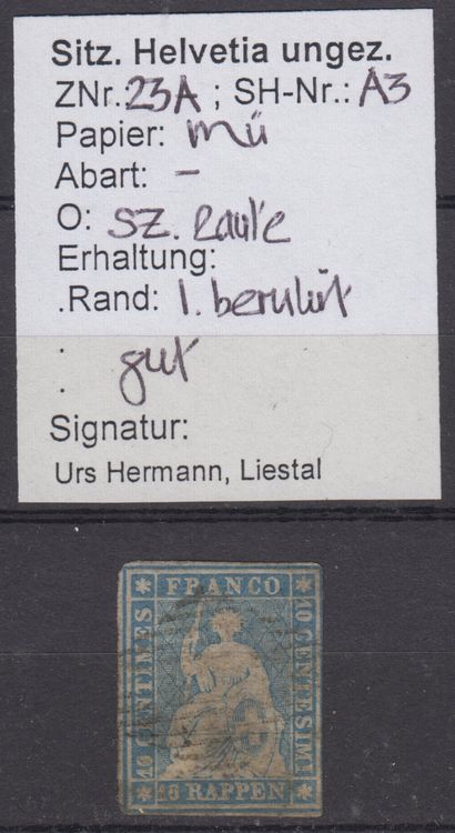 Strubel 23A - Kurzattest Urs Hermann (Gebraucht) in Eschlikon TG für ...