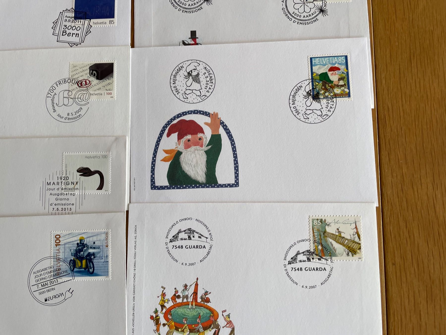 33 timbres et envl. récents ! (D'occasion) à Sonceboz-Sombeval pour CHF ...