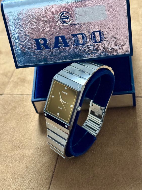 Rado Jubilé Herren Uhr Vintage mit 4 Diamanten 💎 | Kaufen auf Ricardo