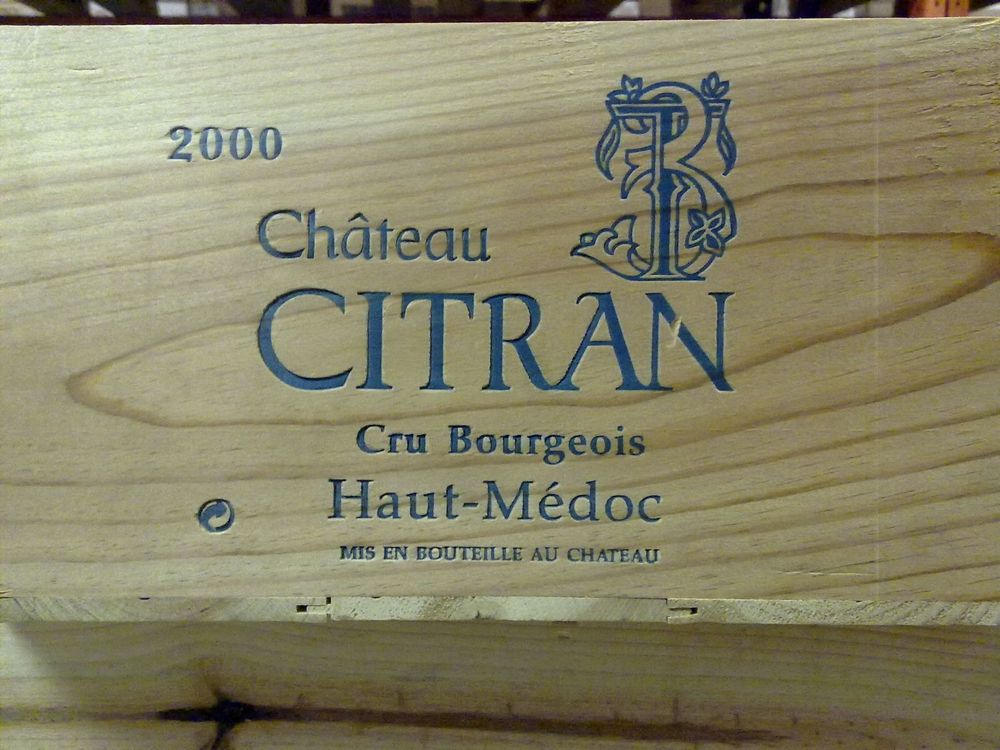 Chateau. Citran Haut -Medoc 2000 Prix Pour 6bts (Neuf (Voir description ...