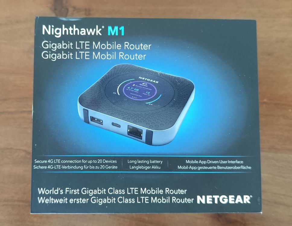 NETGEAR Mobile-Hotspot-Router LTE - Nighthawk M1 (Neu (gemäss ...