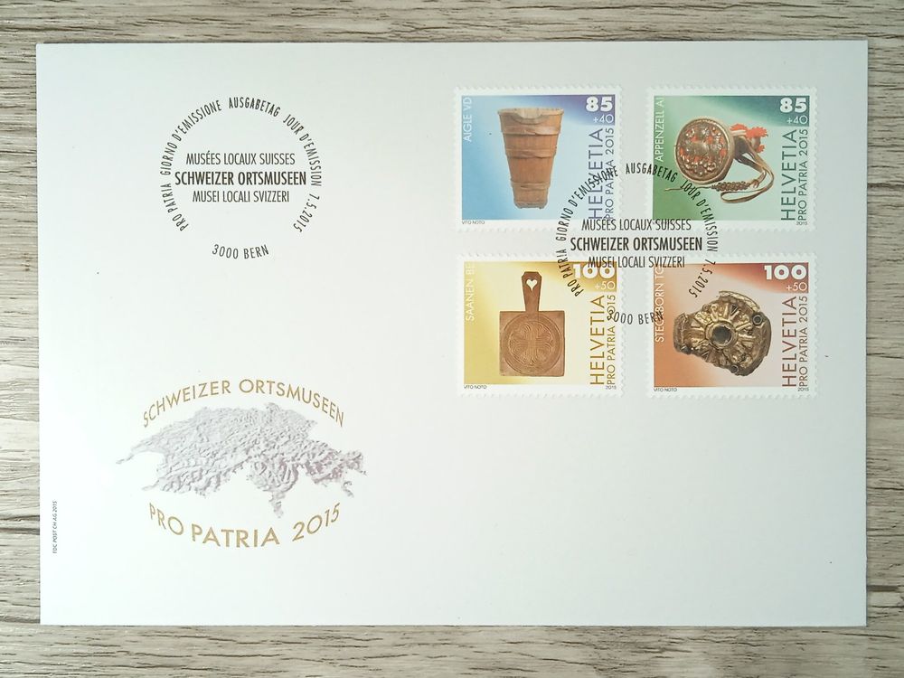 TR12 Enveloppe + Timbre Suisse 2015 | Kaufen auf Ricardo