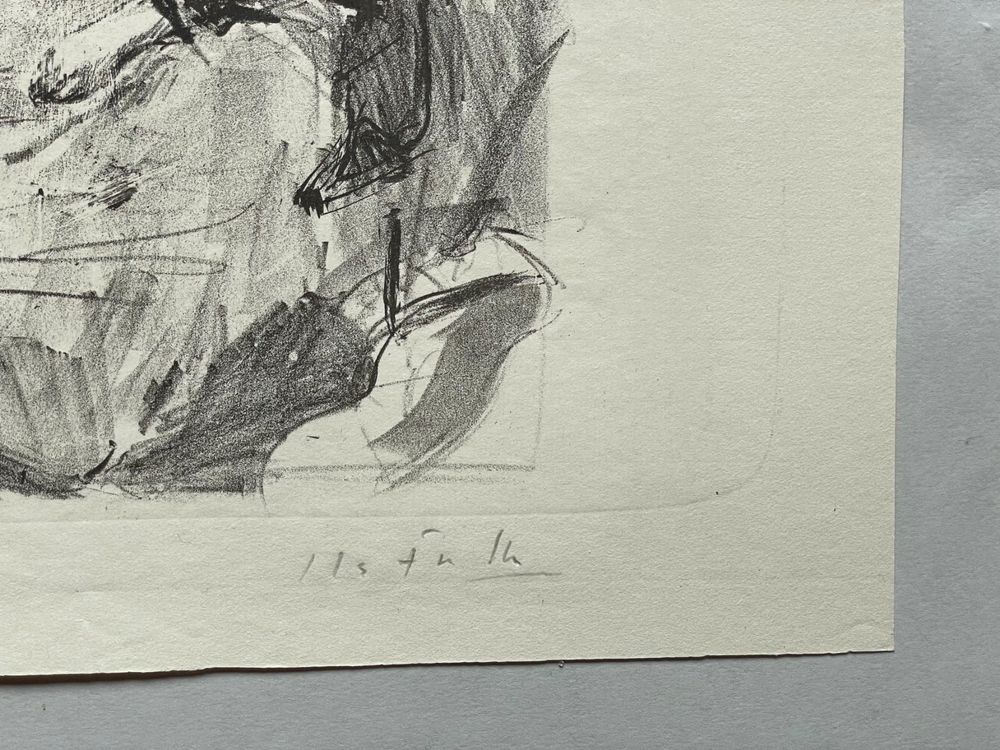 Hans FALK (1918-2002) - Lithographie - signiert (Probedruck) | Kaufen ...