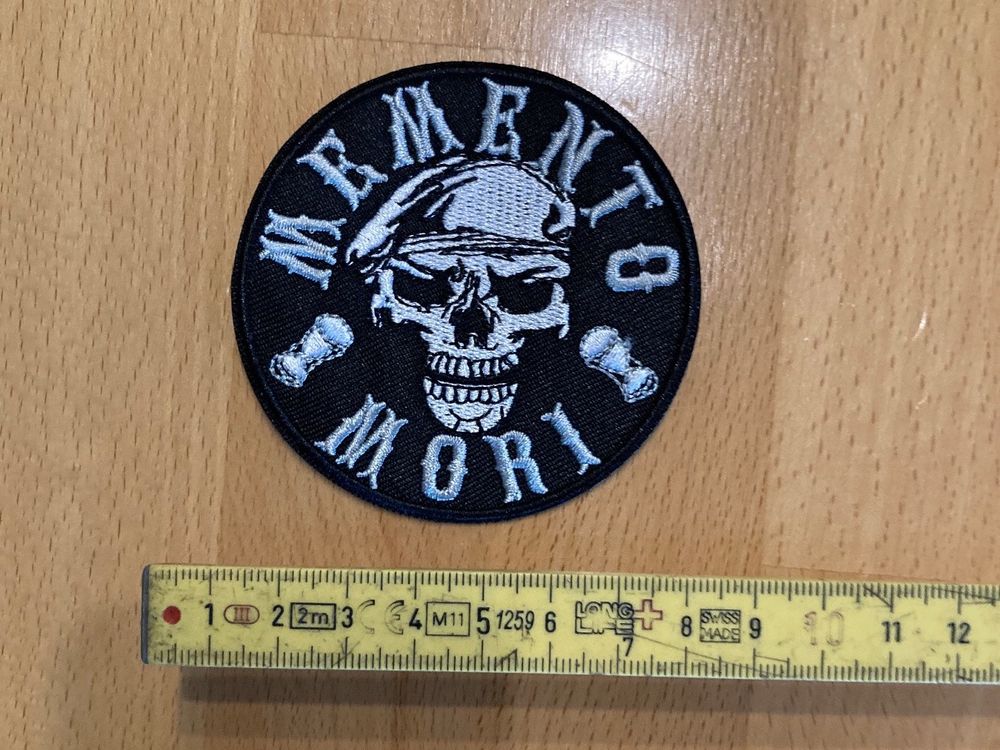 Memento Mori Patch Aufnäher Sticker | Kaufen auf Ricardo
