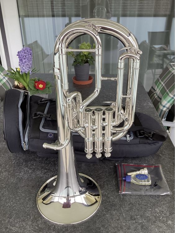 Es-Horn Besson Sovereign, versilbert, Mod. 950 (Eb-Horn) (Gebraucht) in ...