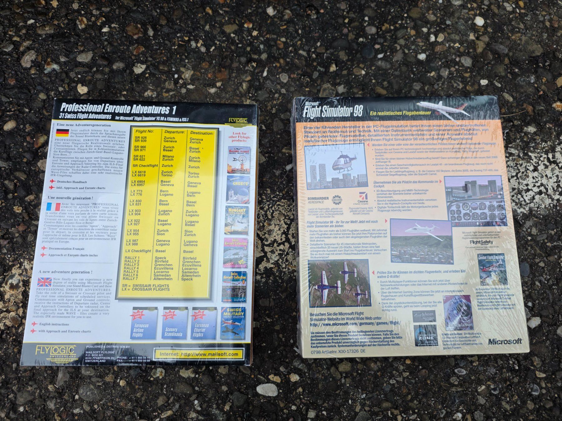Microsoft Flight Simulator 98 und Enroute Adventures 1 Pc (Neu und ...