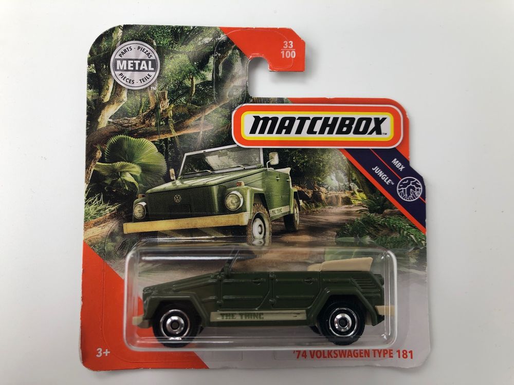 Matchbox ´74 Volkswagen Type 181 MBX Jungle (Neu und originalverpackt ...