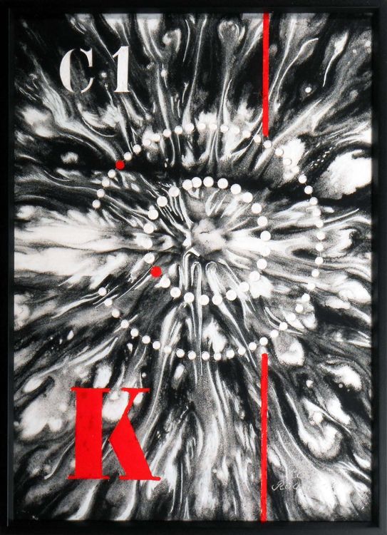 DynaPrint schwarz weiss, rot, signiert 20x15 cm (Gebraucht) in Zürich ...