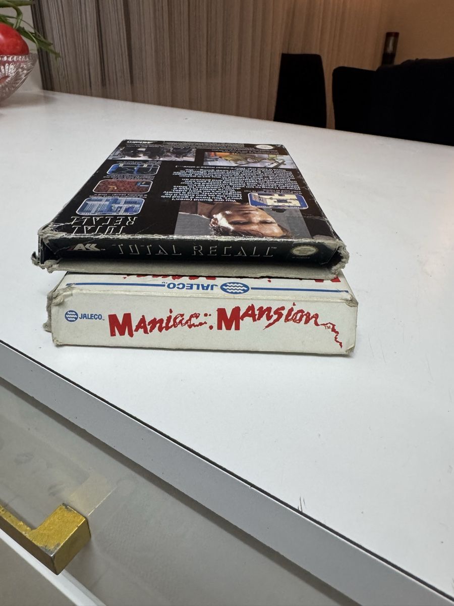 Nintendo NES Klassiker: Total Recall & Maniac Mansion! (Gebraucht) in ...